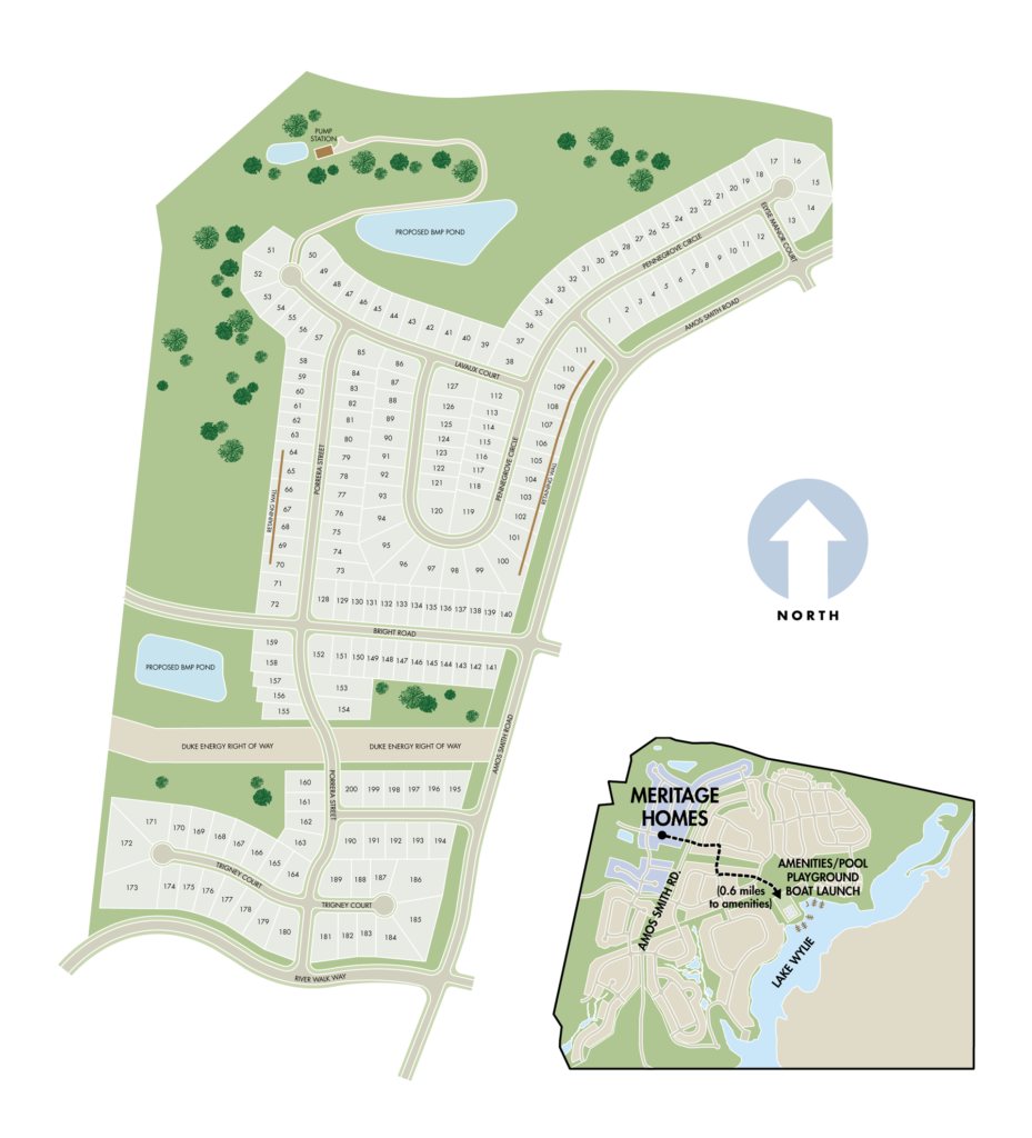 Community Map – The Vineyards on Lake Wylie